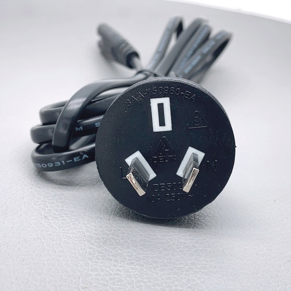 1.5m Aus 2 Pin Mains Plug Male to Female - Skyline Mobile